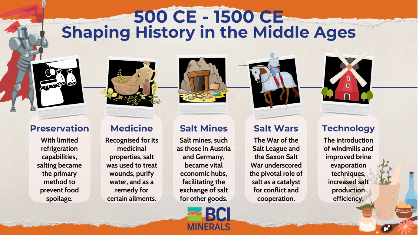 Salt 101: Shaping History in the Middle Ages - BCI Minerals